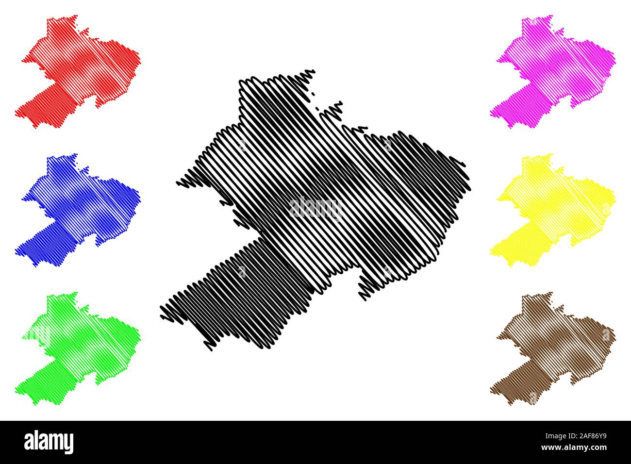 Gbarpolu County (Counties of Liberia, Republic of Liberia) map vector ...