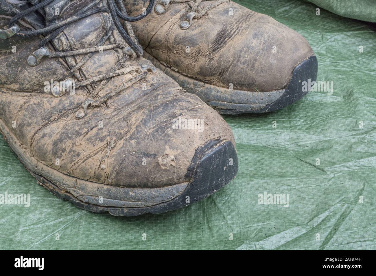 Put on walking boots hi-res stock photography and images - Alamy