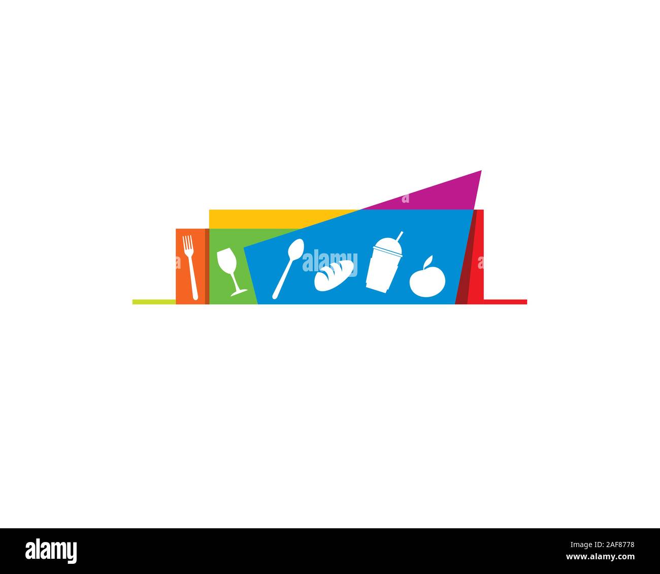 Modern restaurant building in Stock Vector Images - Alamy