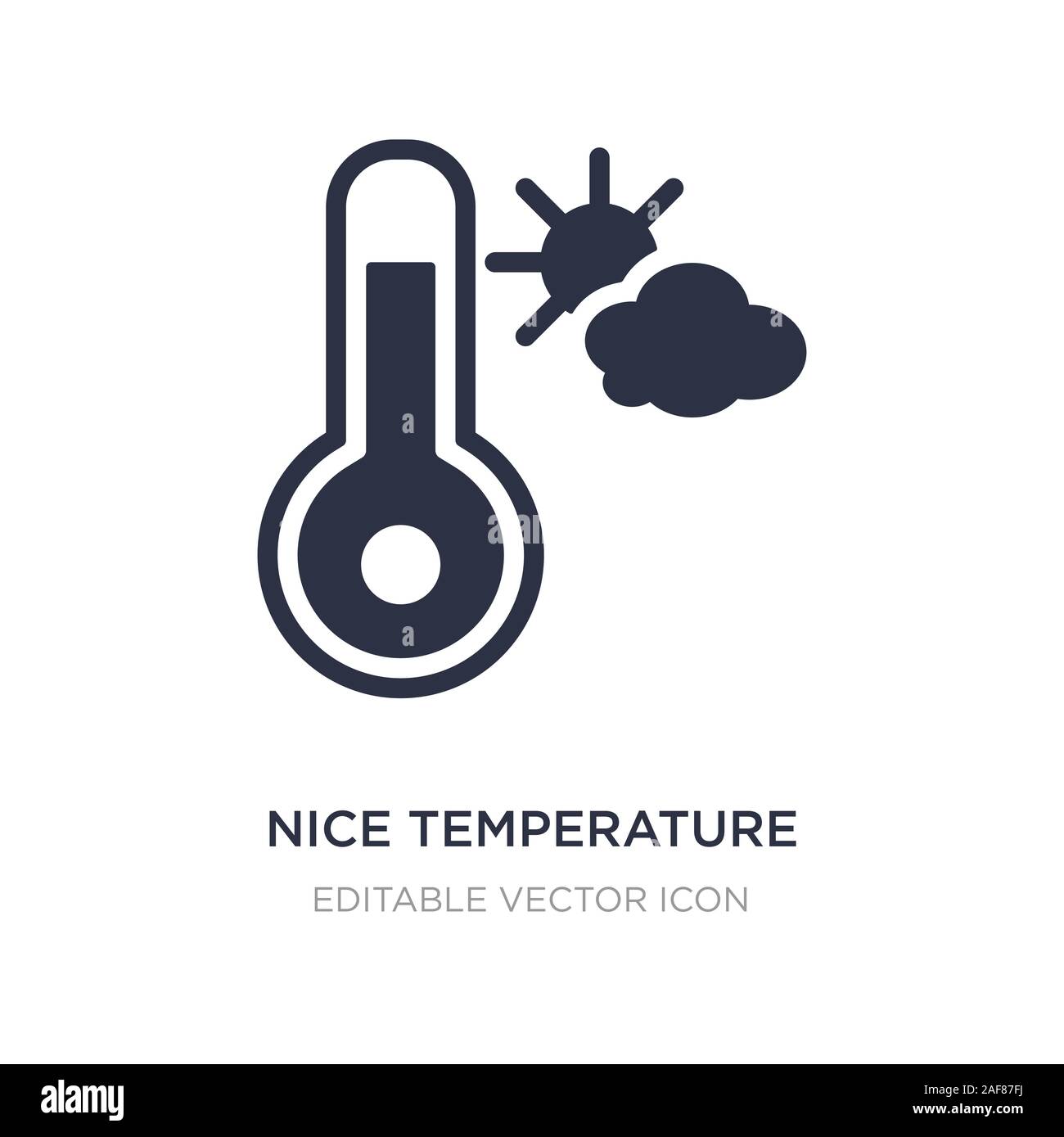 Nice temperature thermometer Stock Vector Images - Alamy