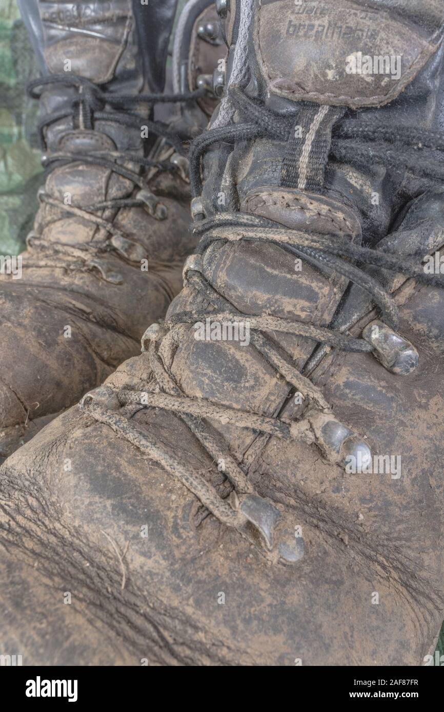 Put on walking boots hi-res stock photography and images - Alamy
