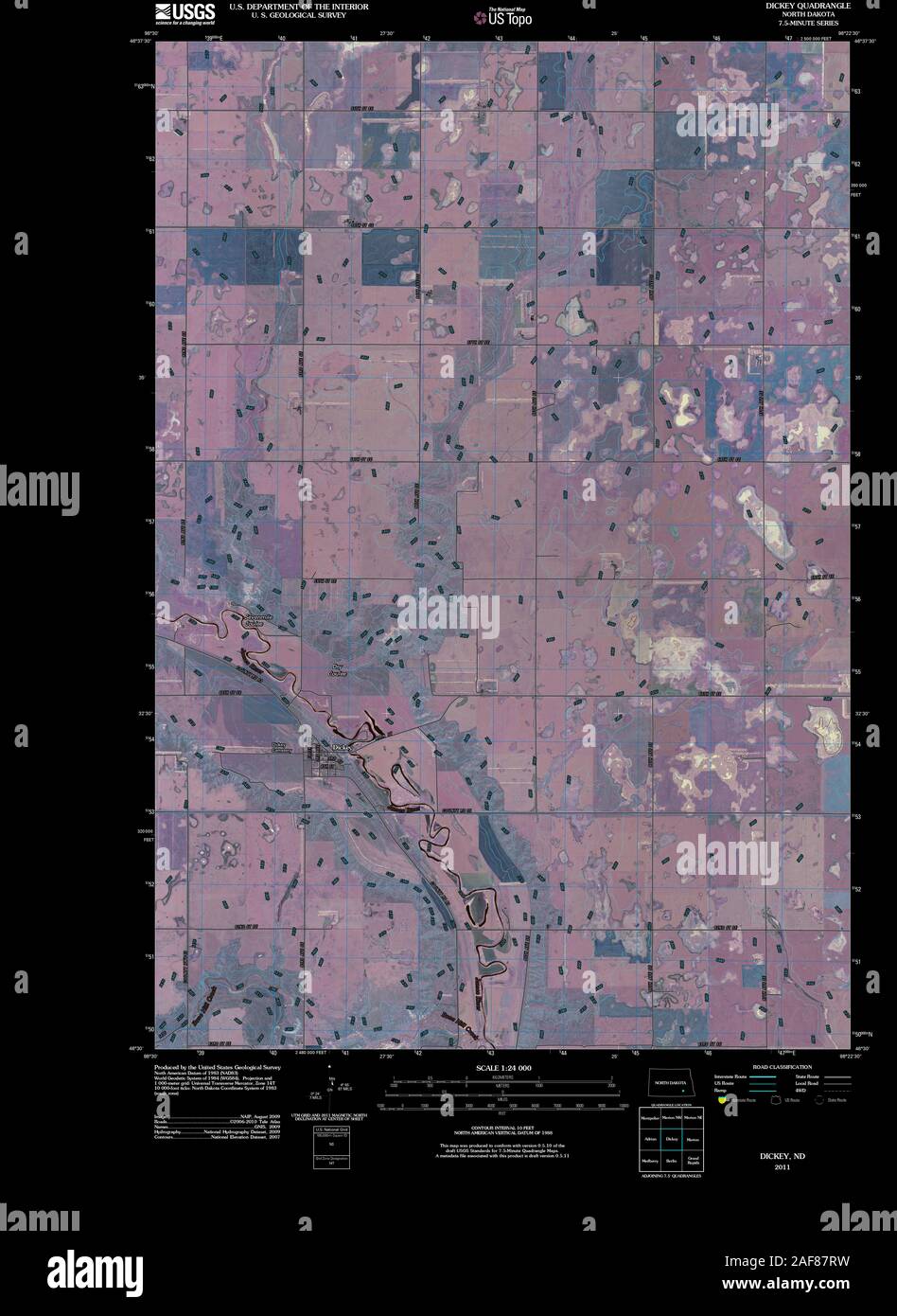 Map of dickey hi-res stock photography and images - Alamy