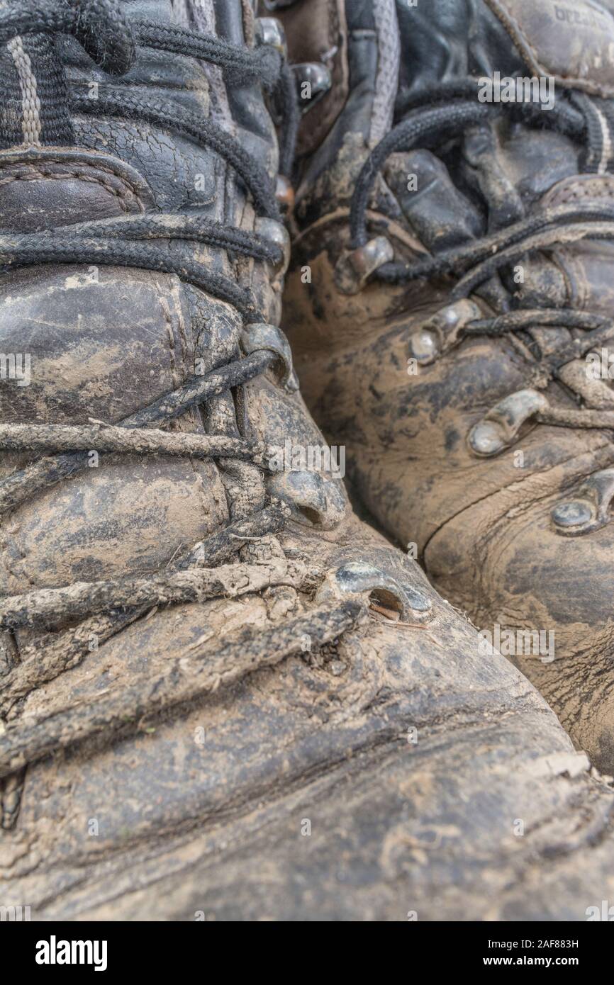 Put on walking boots hi-res stock photography and images - Alamy