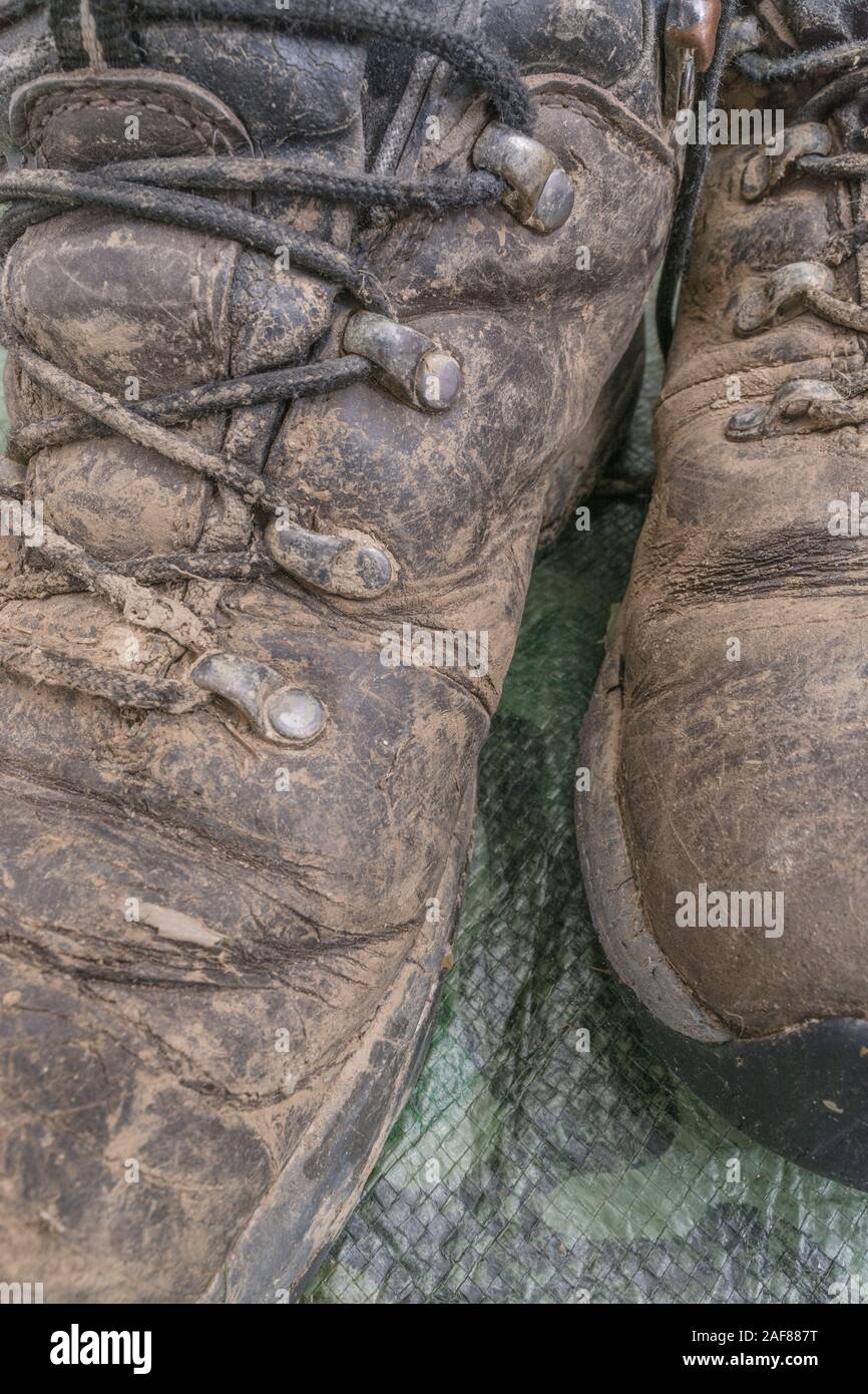 Put on walking boots hi-res stock photography and images - Alamy