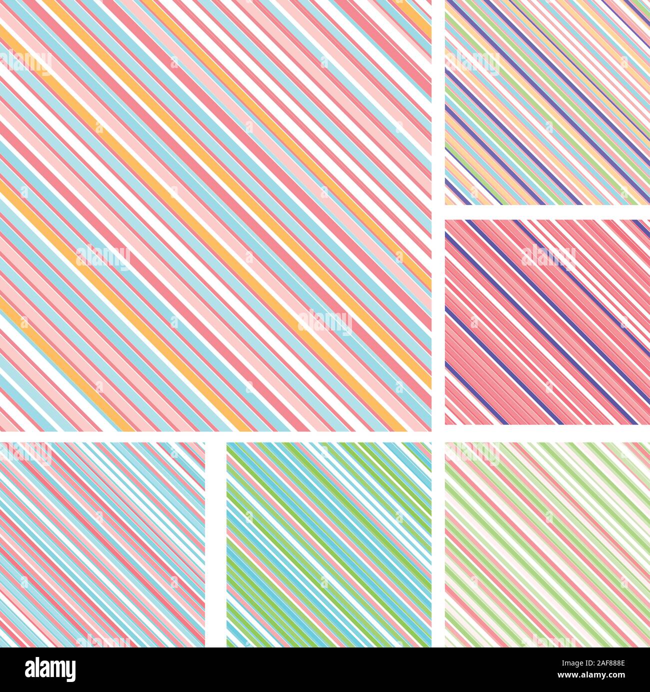 Set of abstract colorful backgrounds with strips, part 7, vector ...