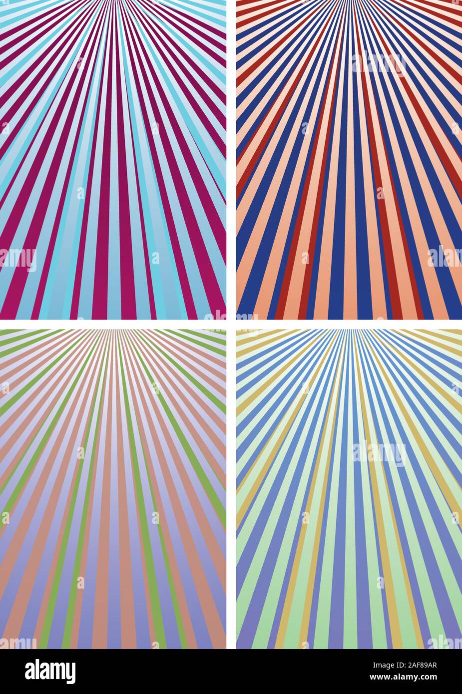 Set of abstract colorful backgrounds with strips, part 12, vector ...