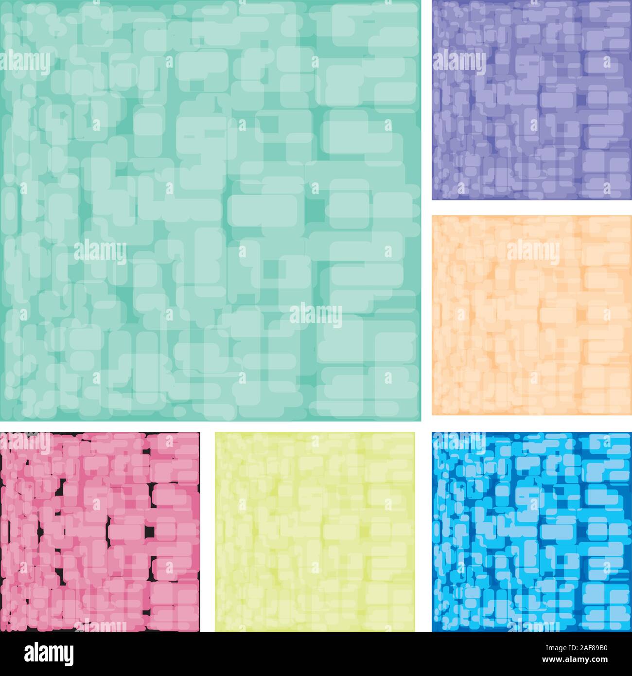 Set of abstract colorful spotted backgrounds, part 16, vector ...