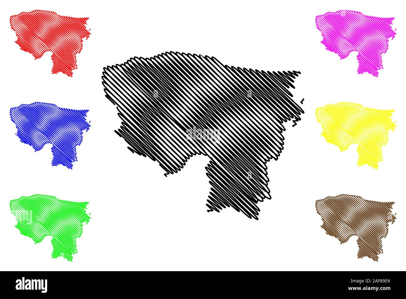 River Gee County (Counties of Liberia, Republic of Liberia) map vector ...