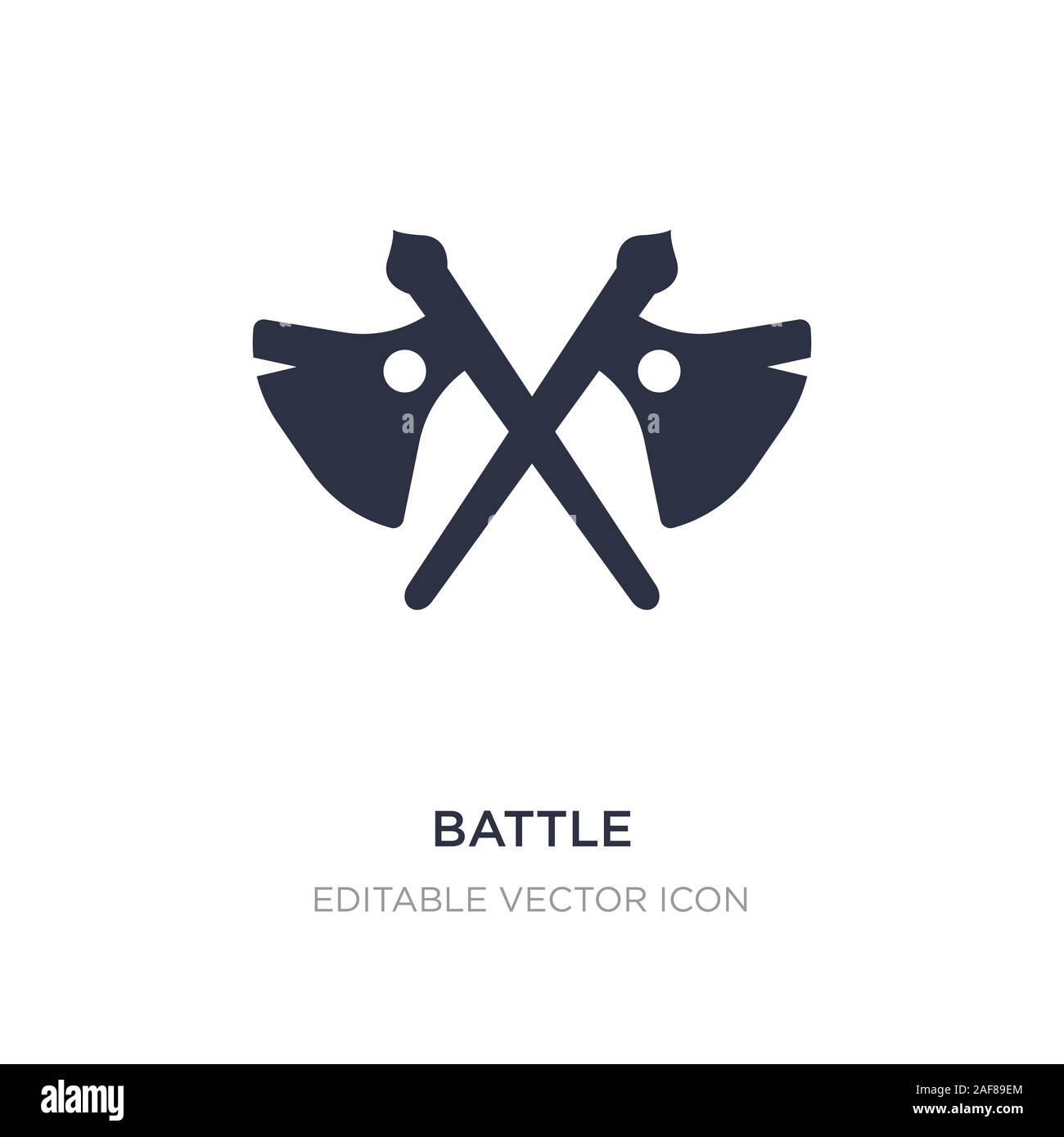 battle icon on white background. Simple element illustration from ...