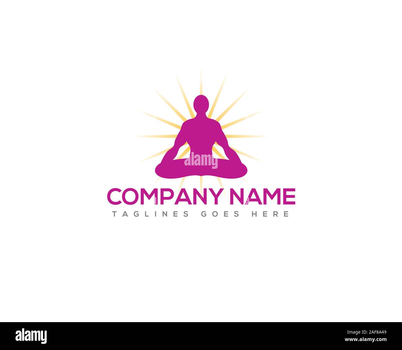 relaxation meditation center logo Stock Vector Image & Art - Alamy