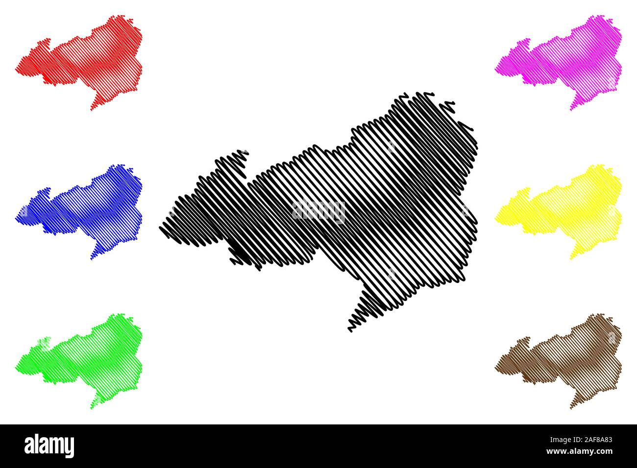 Bong County (Counties of Liberia, Republic of Liberia) map vector ...