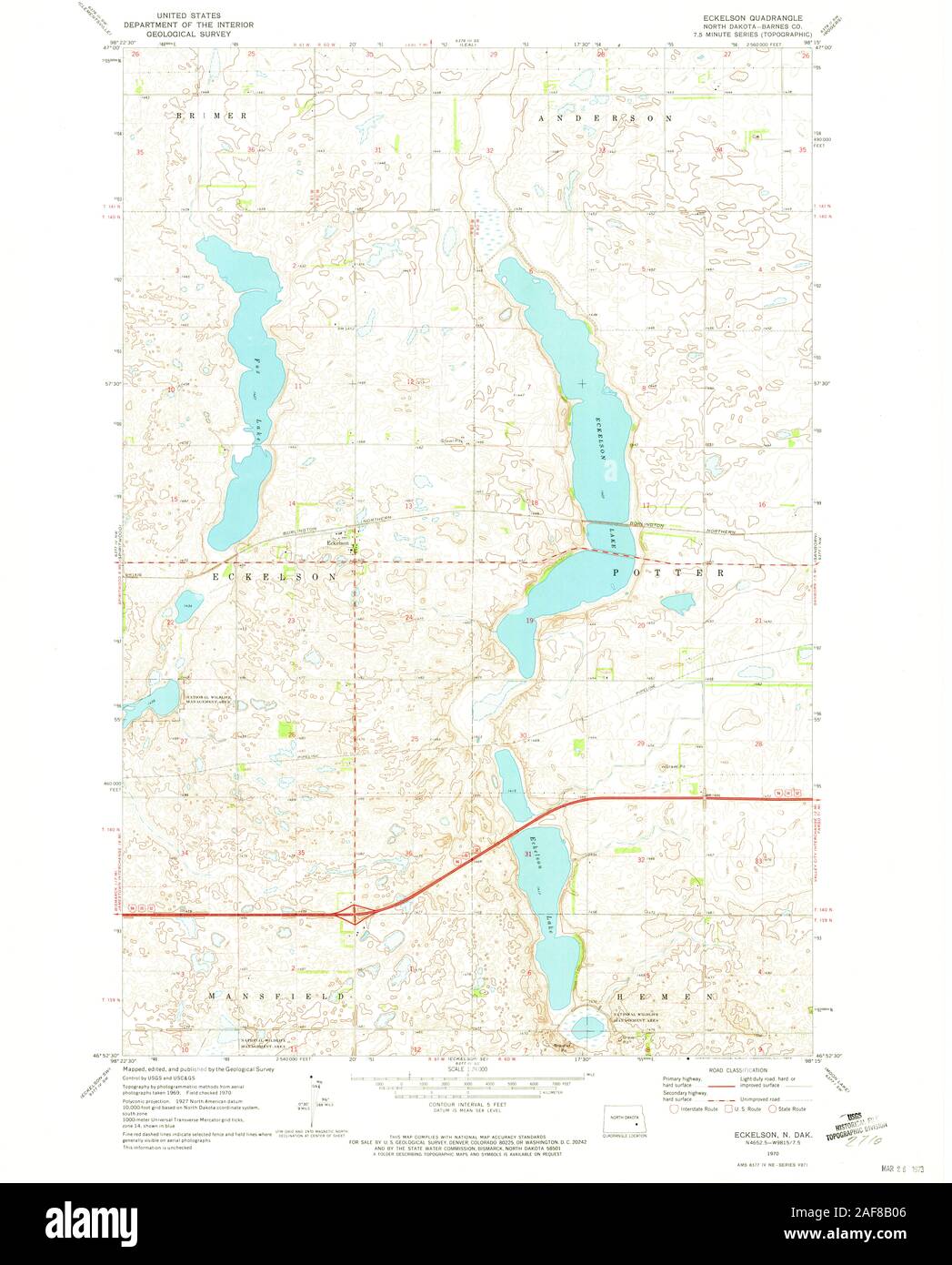 Eckelson map hi-res stock photography and images - Alamy