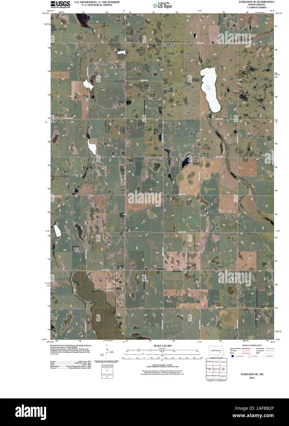 Map of eckelson hi-res stock photography and images - Alamy