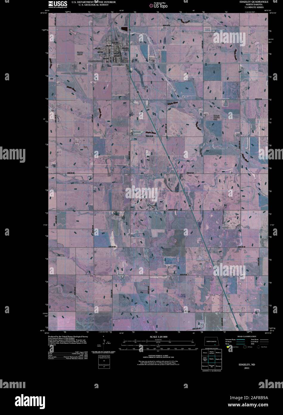 Map of edgeley hi-res stock photography and images - Alamy