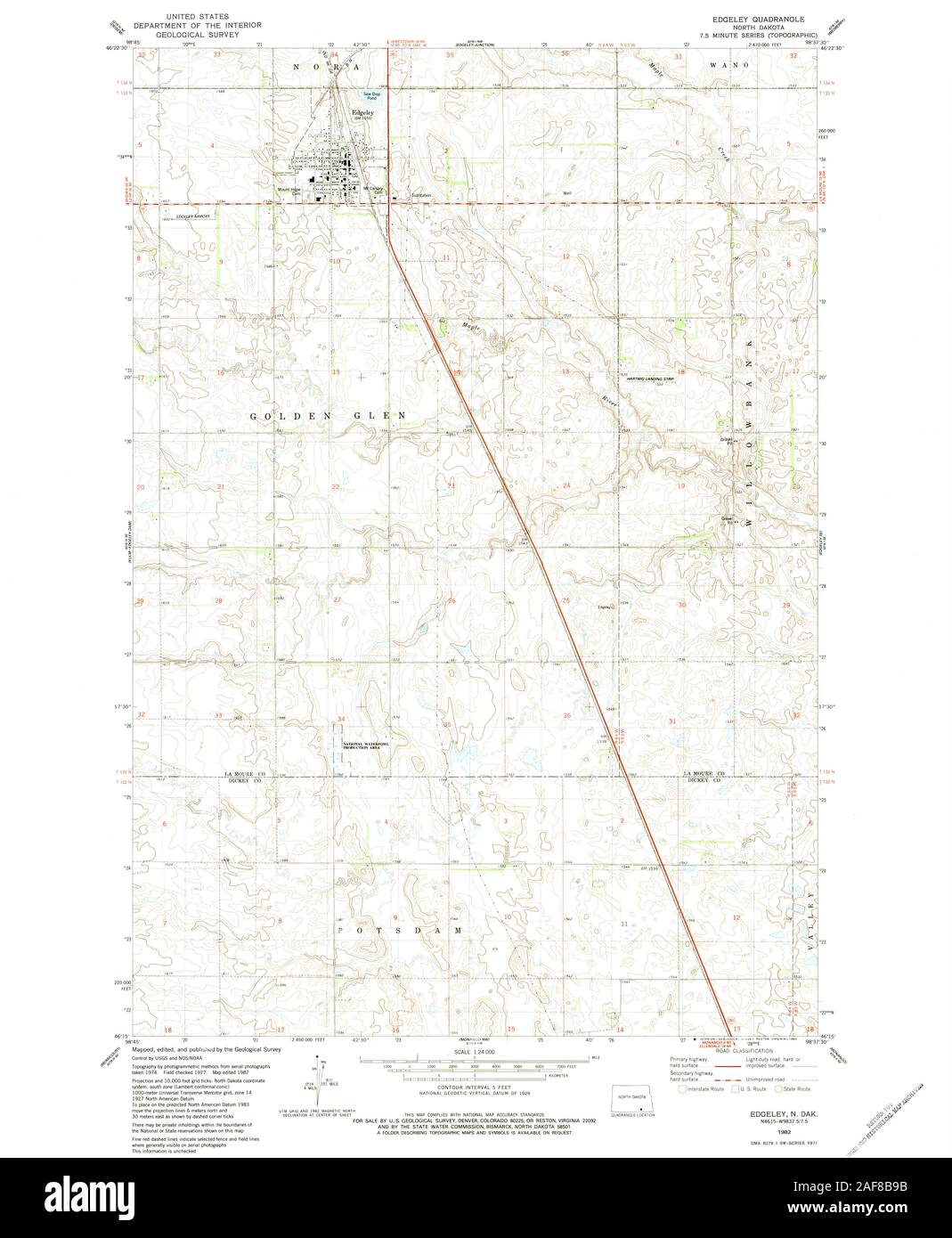 Map of edgeley hi-res stock photography and images - Alamy
