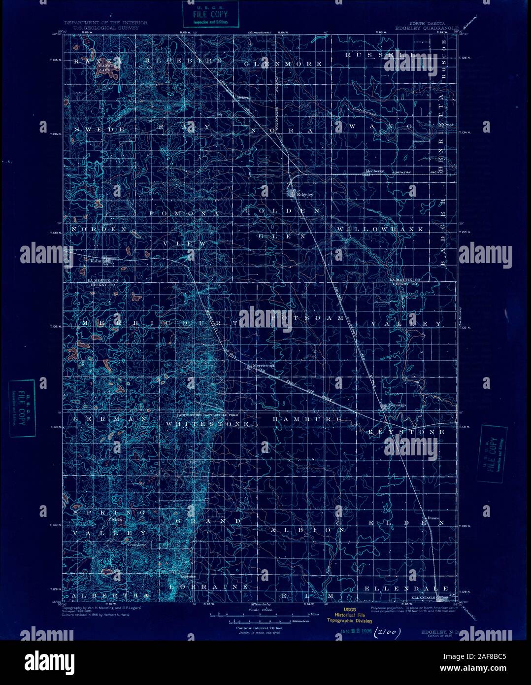 Map of edgeley hi-res stock photography and images - Alamy