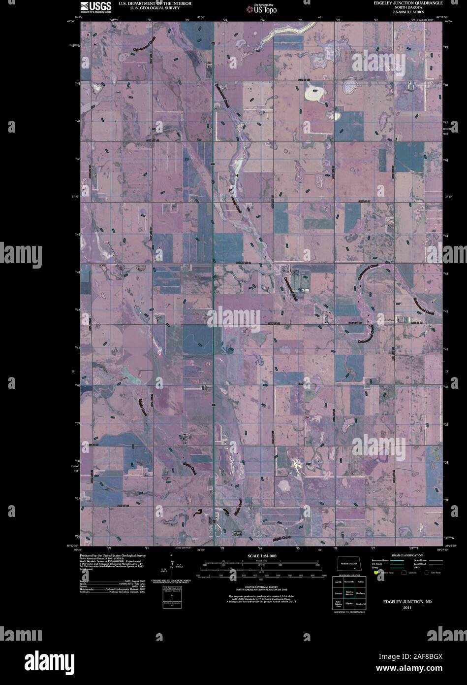 Map of edgeley hi-res stock photography and images - Alamy