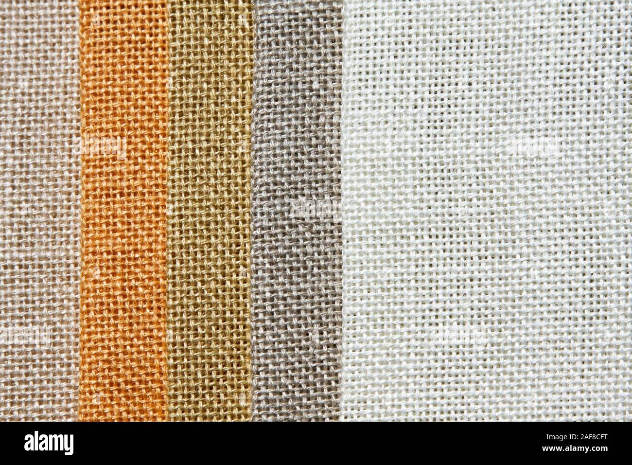 Light tone color palette samples of linen Stock Photo - Alamy