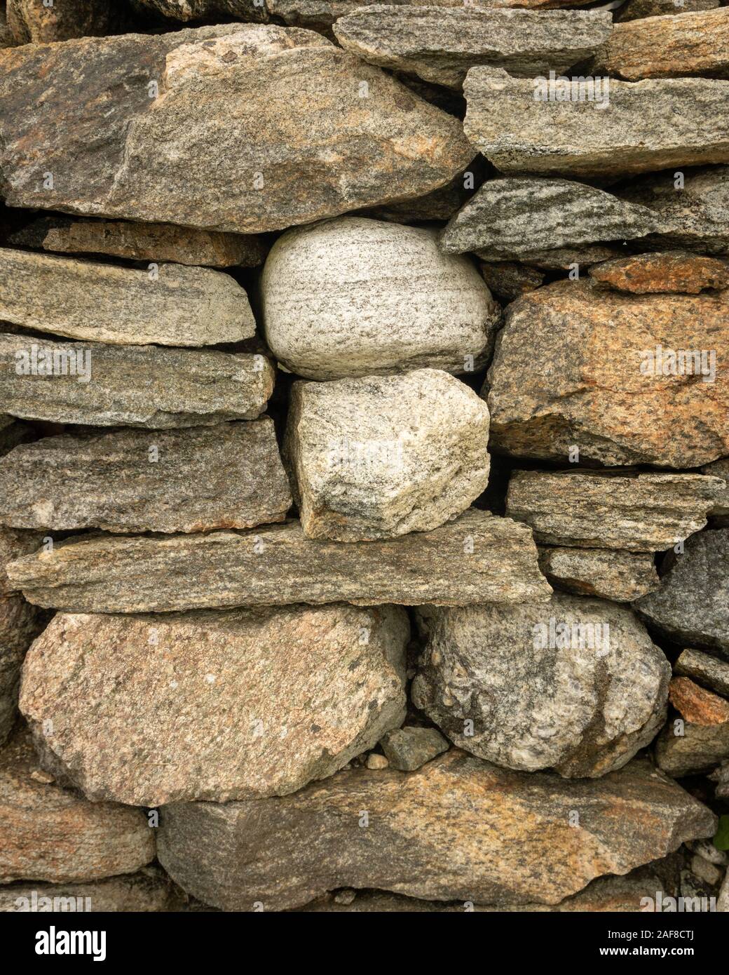 dry stone wall close up Stock Photo - Alamy
