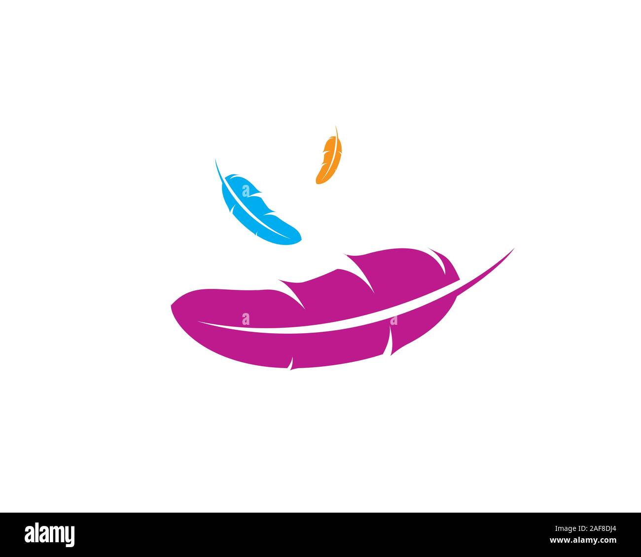 Feather falling hi-res stock photography and images - Alamy