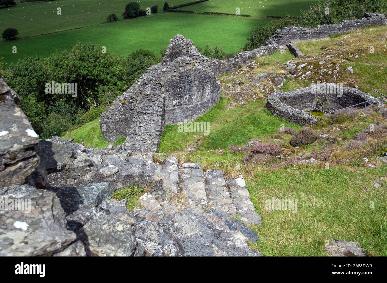 The ruins of Castell y Bere, a 13th century castle located at the ...
