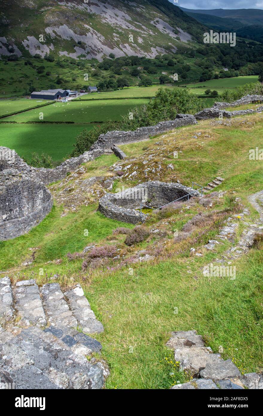 The ruins of Castell y Bere, a 13th century castle located at the ...