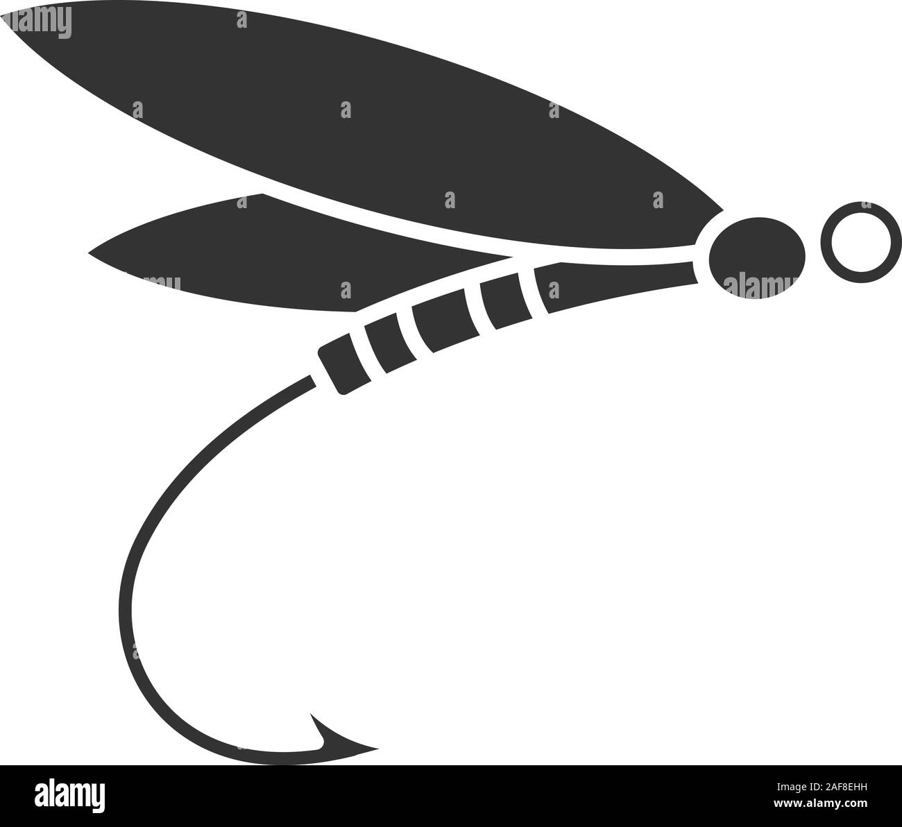 Fly Fishing Fly Silhouette