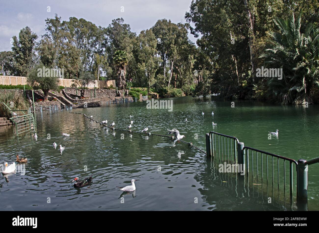Jordan river at Israel Stock Photo - Alamy