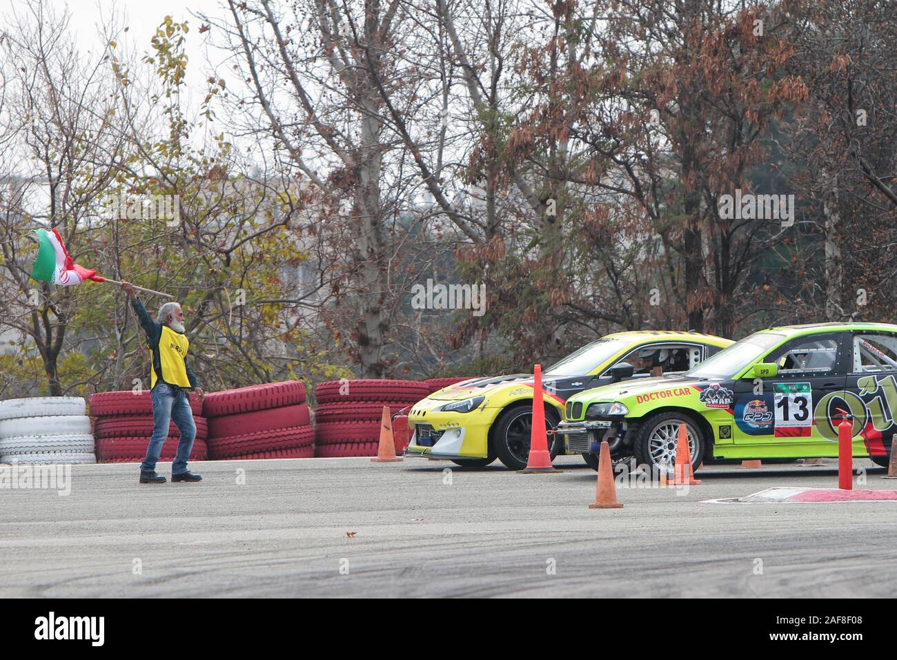 Tehran, Iran. 13th Dec, 2019. Drift Championship was held with ten ...