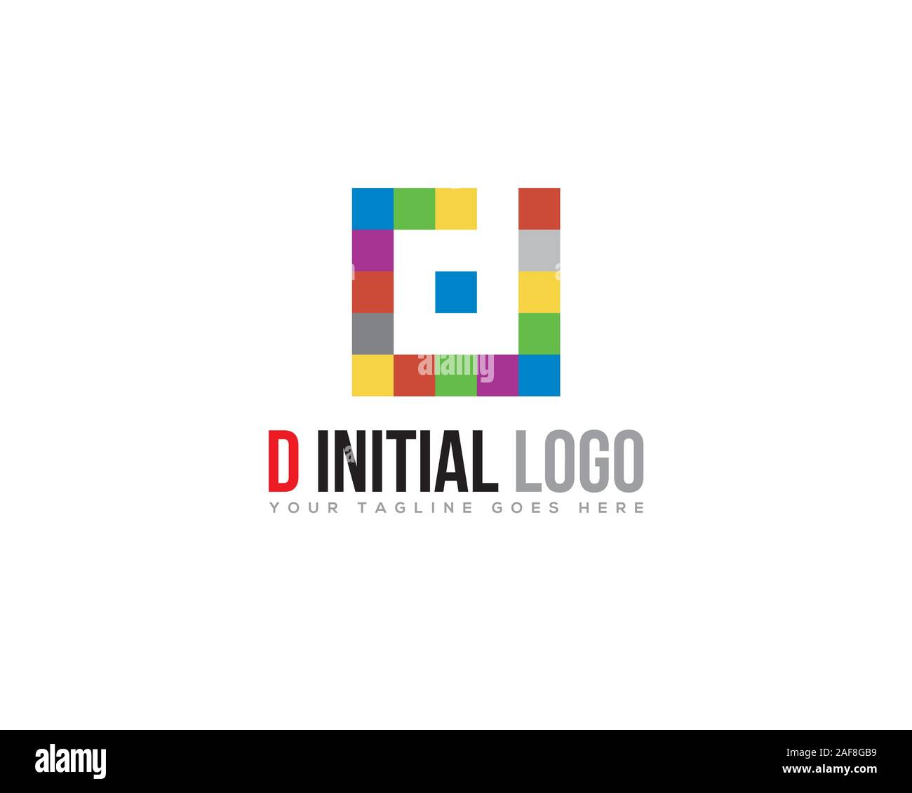 Letter logo colorful circle Stock Vector Images - Alamy