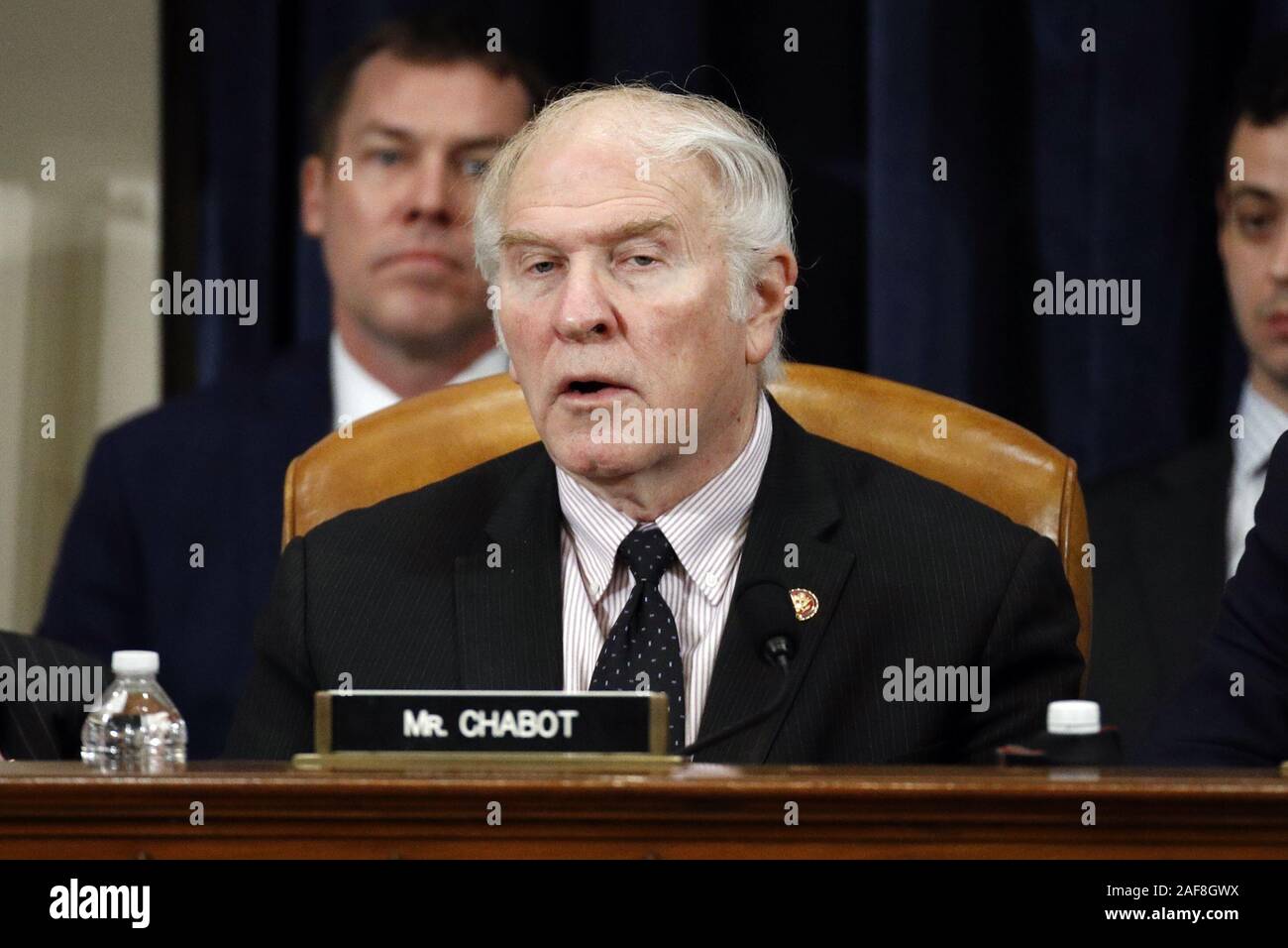 Washington DC, USA. 13th Dec, 2019. Rep. Steve Chabot, R-Ohio, votes no ...