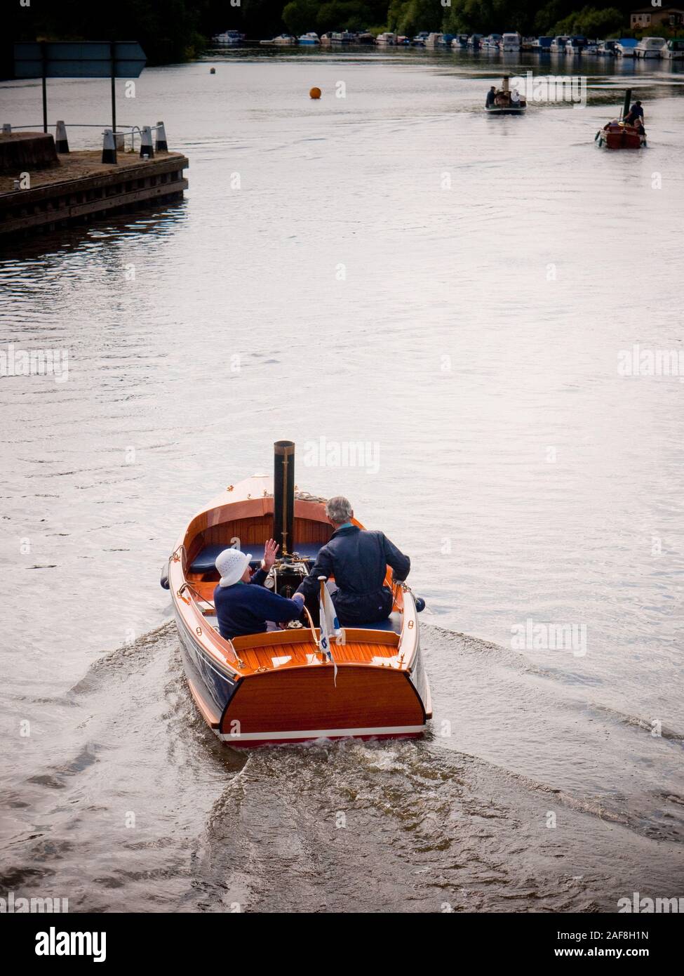 Steam Boats on the River Trent near Beeston Lock Stock Photo - Alamy