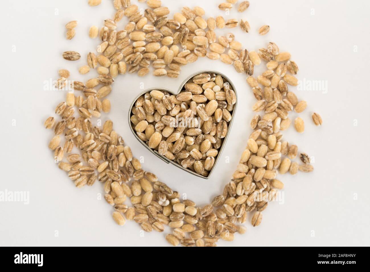 Barley grain heart hi-res stock photography and images - Alamy