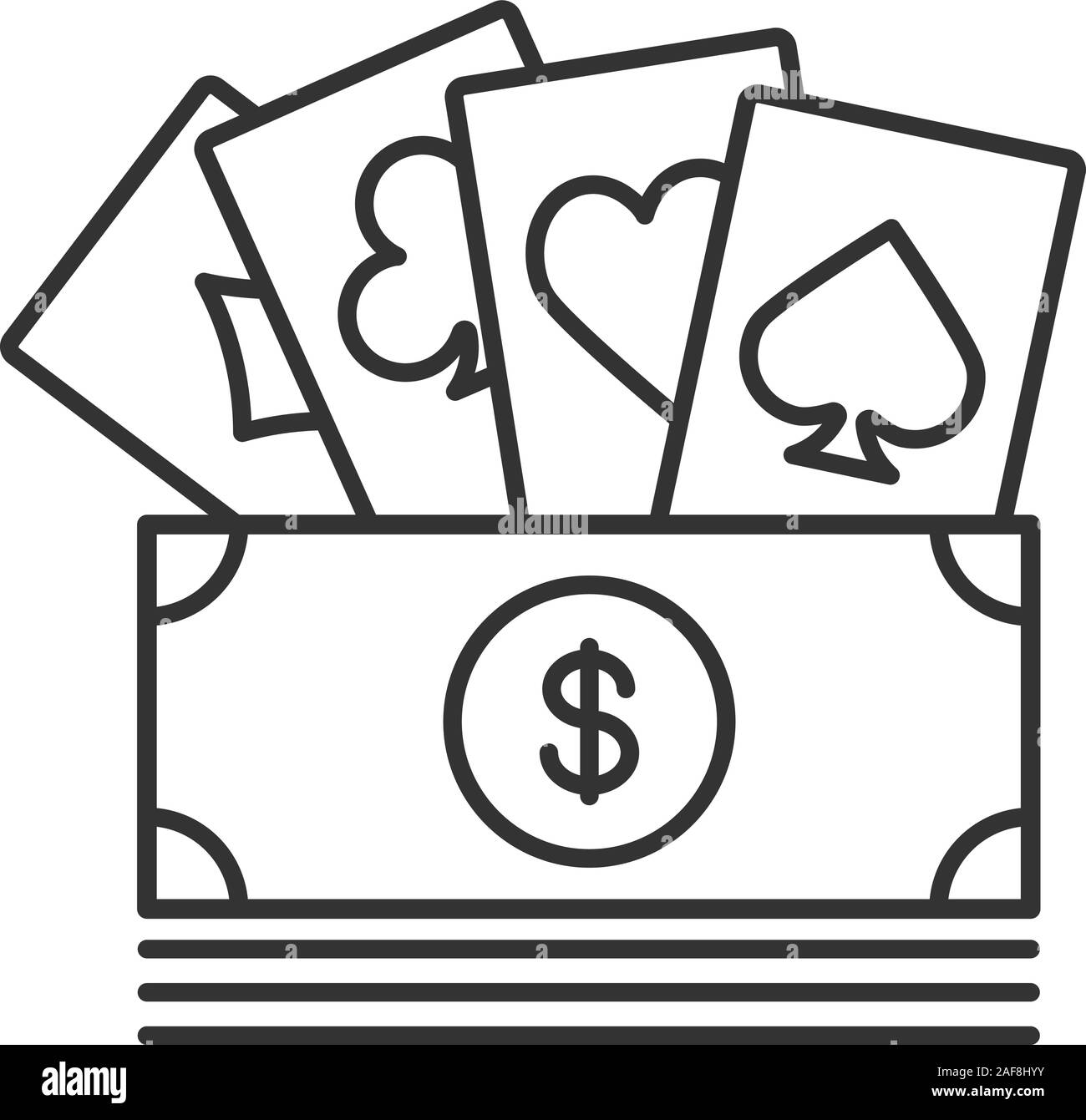 Money clip playing card hi-res stock photography and images - Alamy