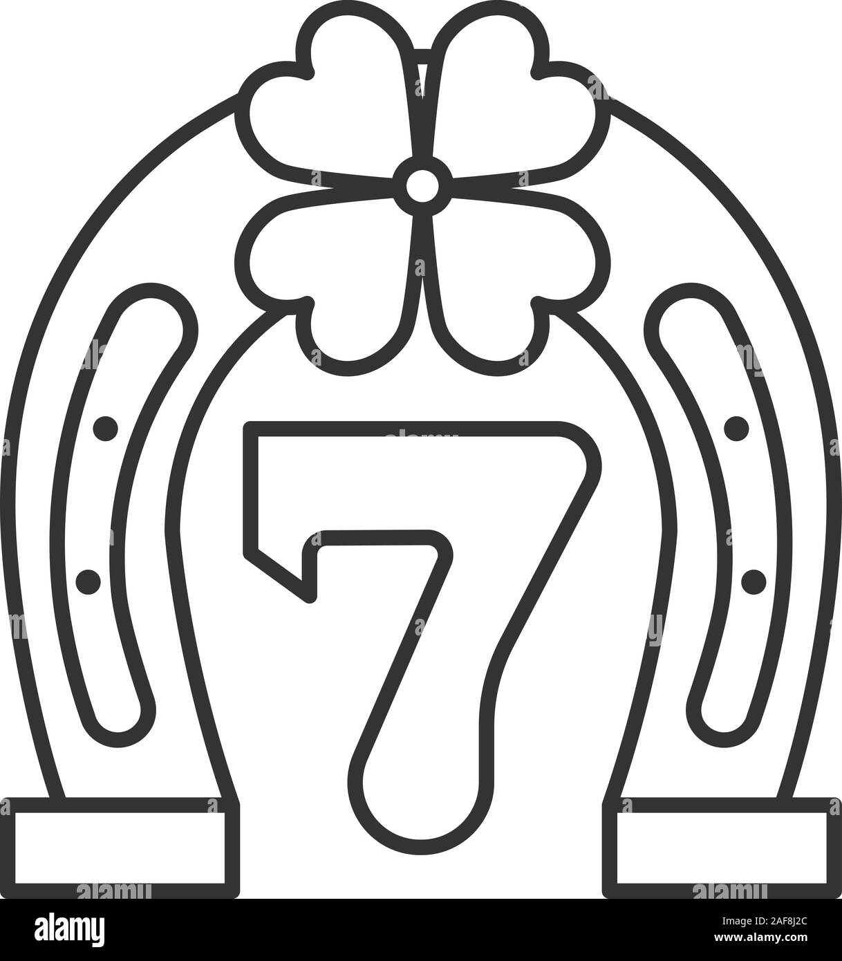 Lucky Number 7 Clipart