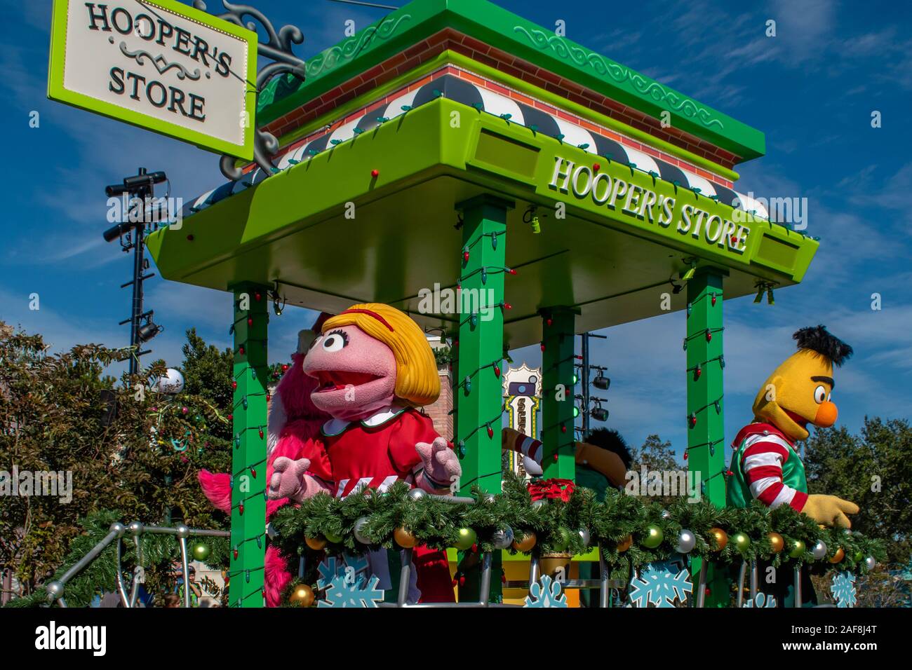 Orlando, Florida. December 07, 2019. Prairie Dawn and Bert in Sesame ...