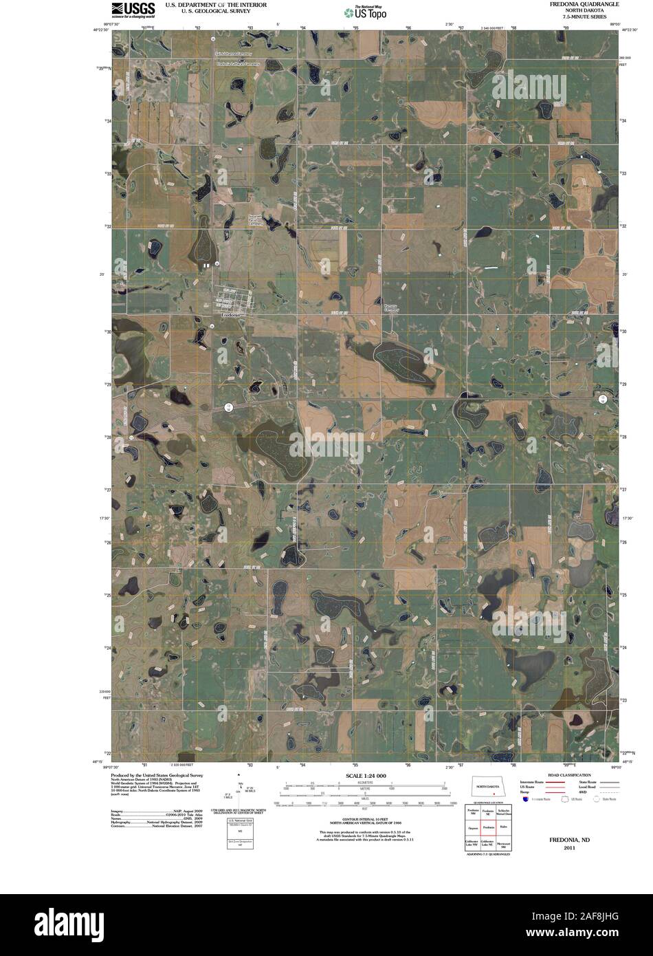 Map of fredonia north dakota hi-res stock photography and images - Alamy