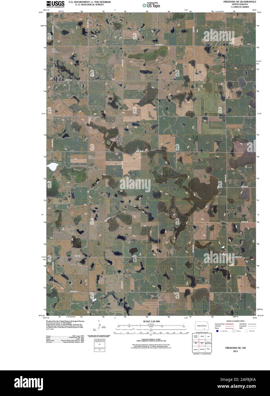 Map of fredonia north dakota hi-res stock photography and images - Alamy