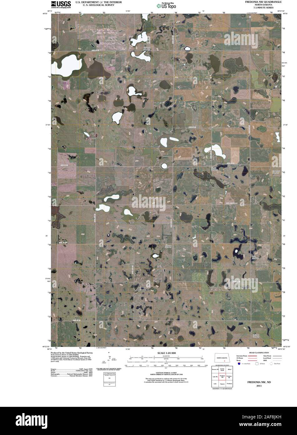 Map of fredonia north dakota hi-res stock photography and images - Alamy