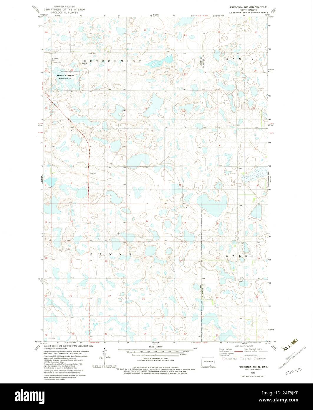 Map of fredonia north dakota hi-res stock photography and images - Alamy