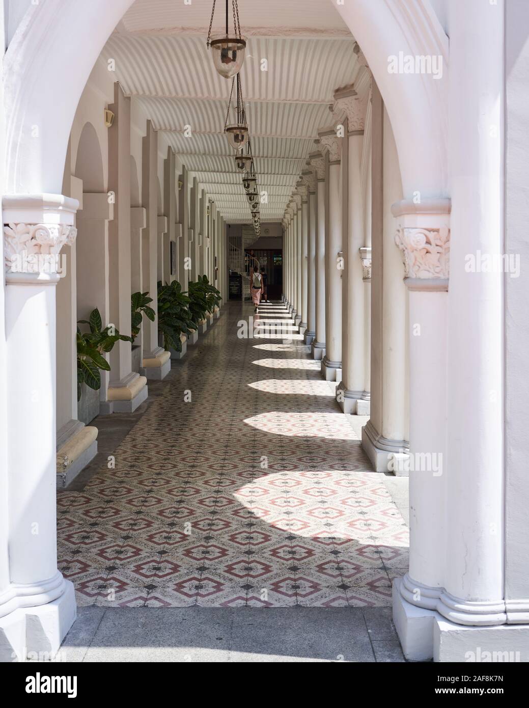 January 25 2019: Arches and walkway at Chijmes a 19th century converted ...