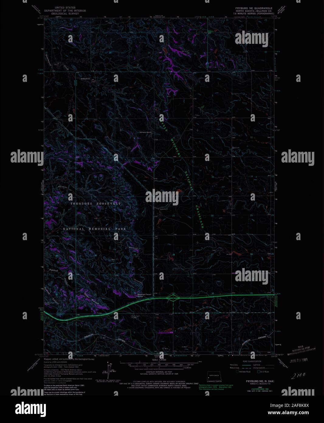 Map of fryburg hi-res stock photography and images - Alamy