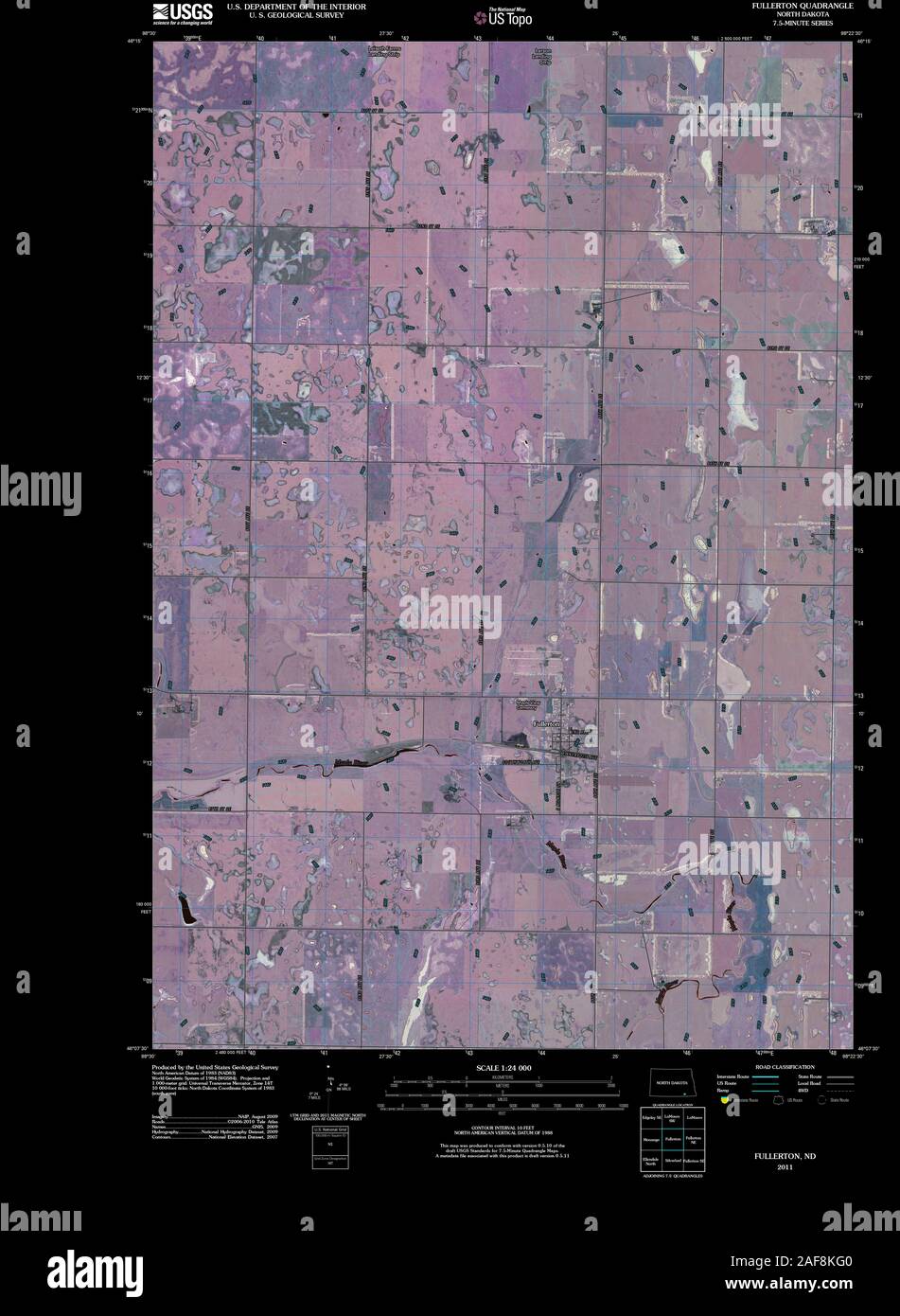 Map of fullerton hi-res stock photography and images - Alamy