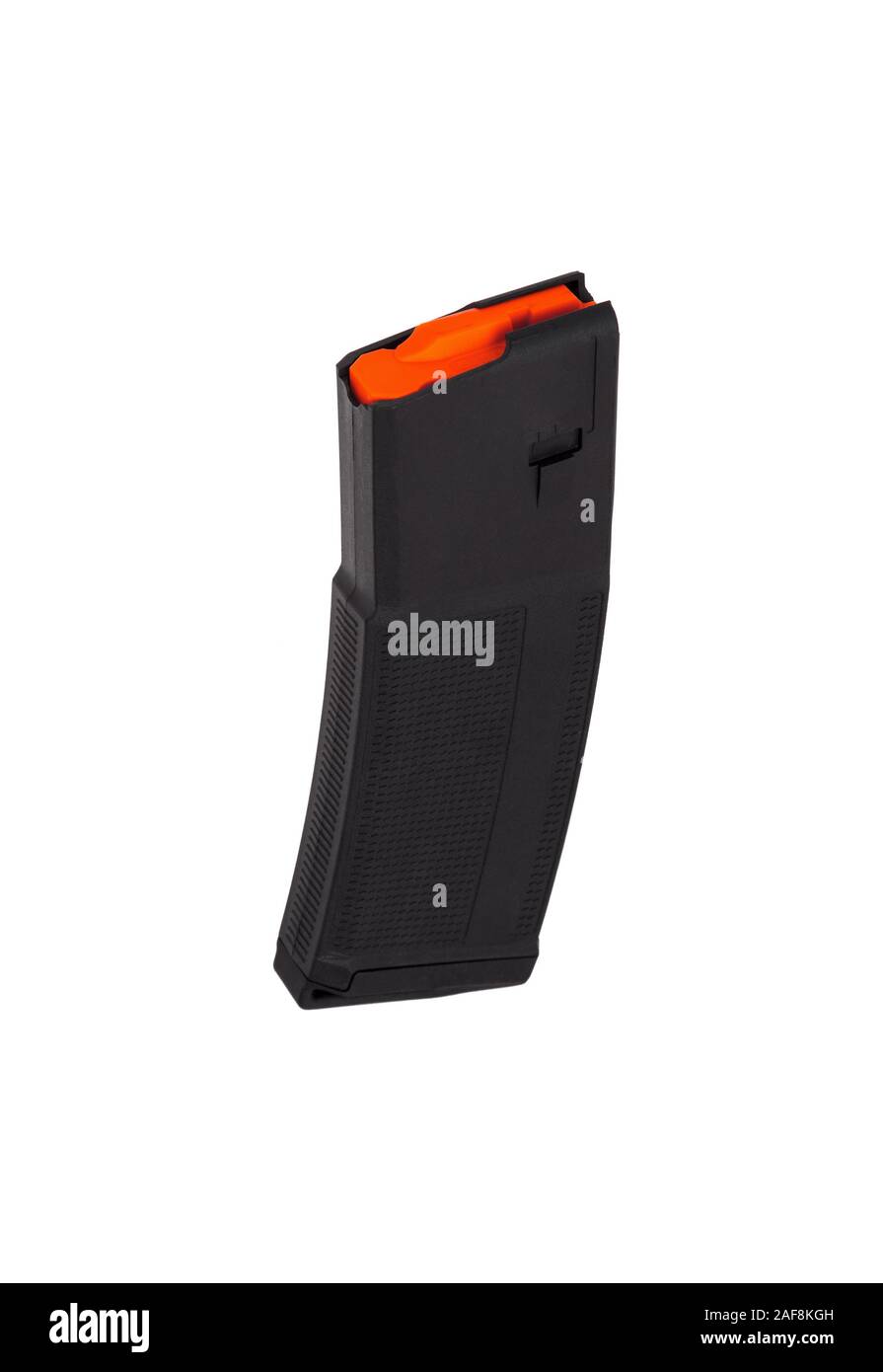 Assault rifle magazine isolated on white background Stock Photo - Alamy