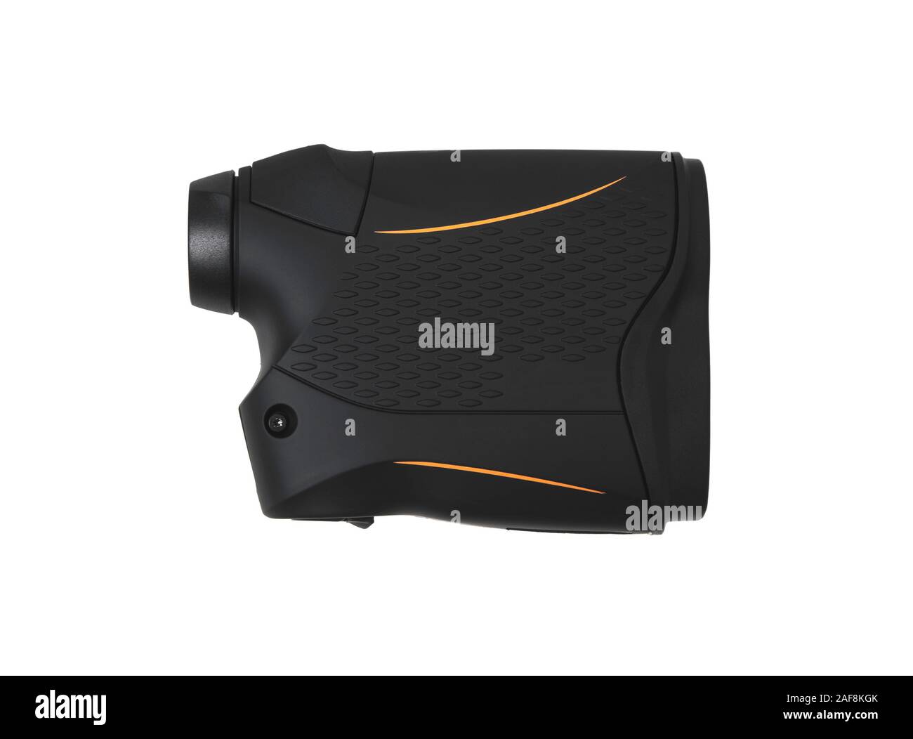 Modern optical range finder isolated on white background. Isolated ...