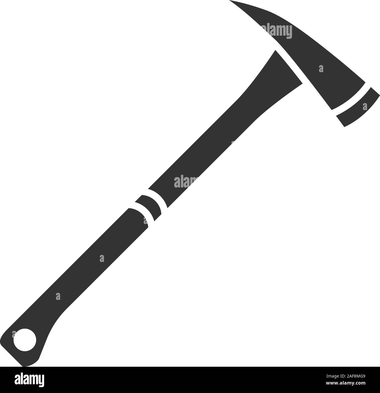 Firefighter Axe Silhouette