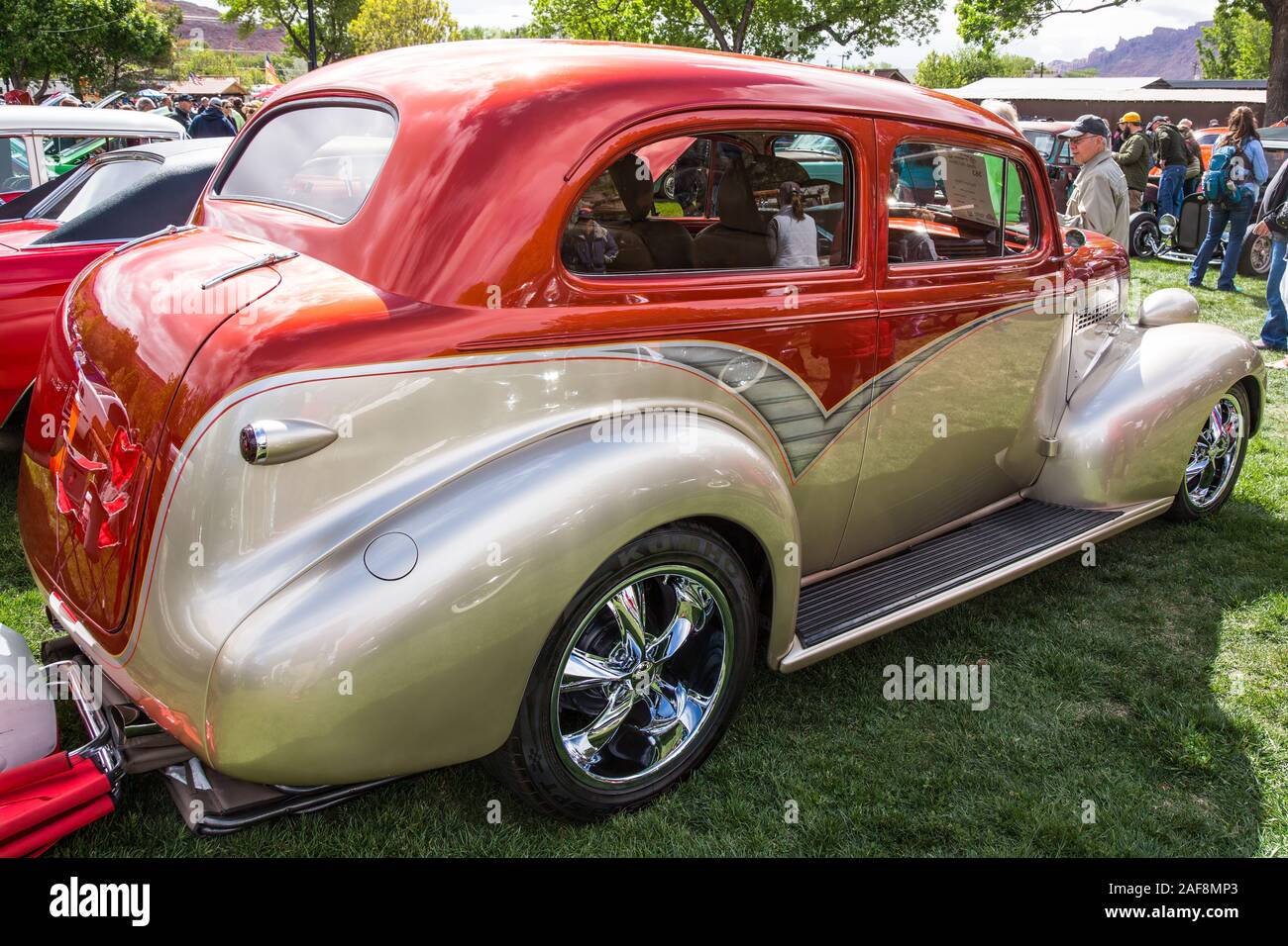 A restored and modified 1939 Chevrolet Master Deluxe 2 Door Sedan at ...