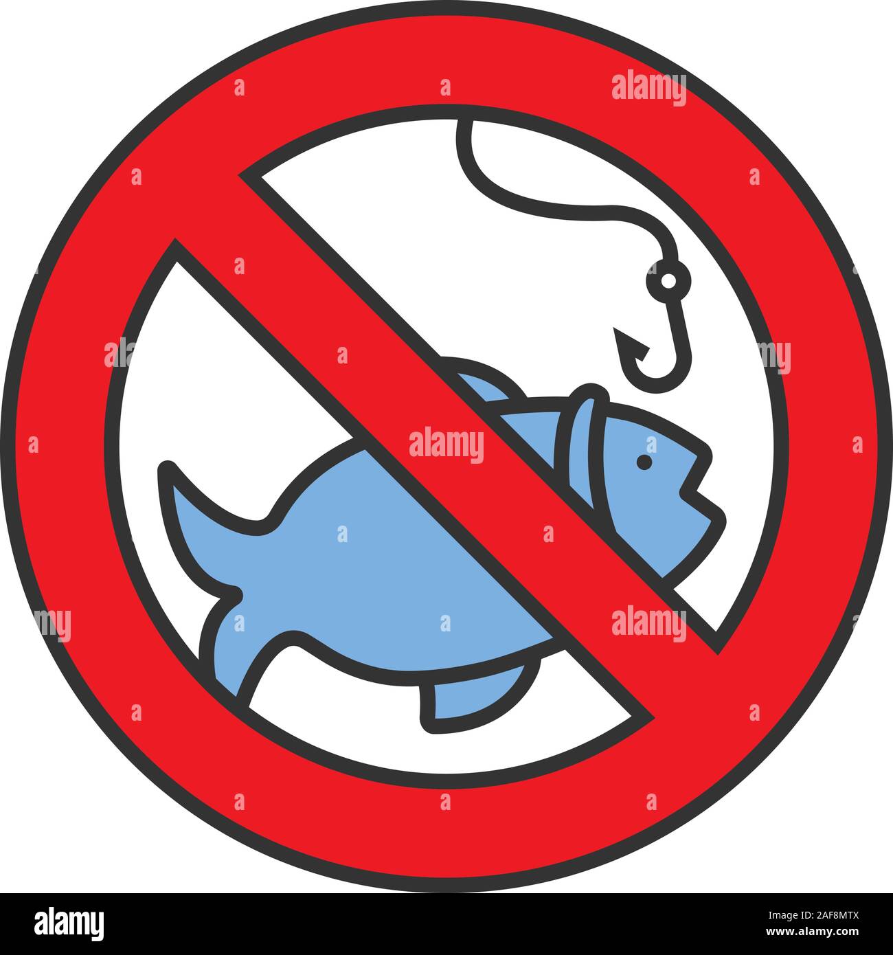 Salmon warning Stock Vector Images - Alamy