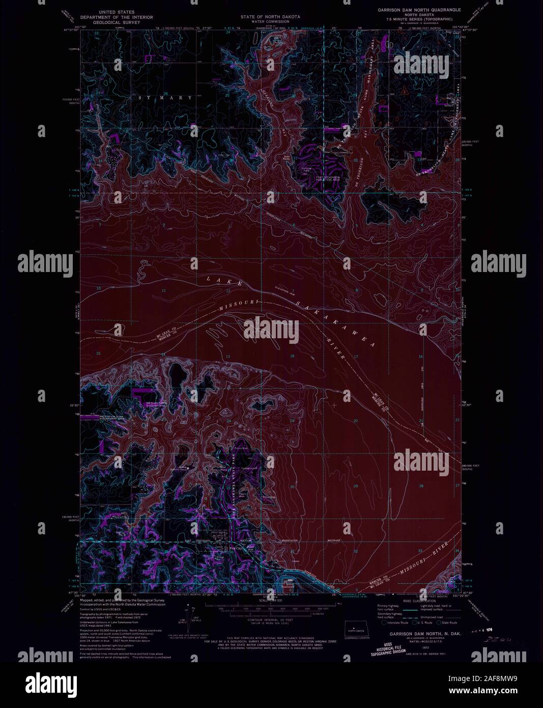Garrison dam north hi-res stock photography and images - Alamy