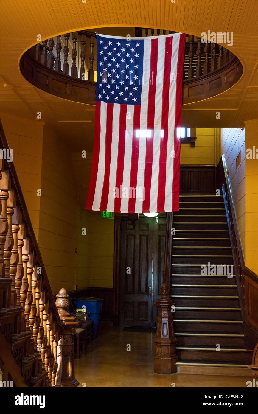 Marfa, Texas. Entryway Interior, Presidio County Court House, Built ...